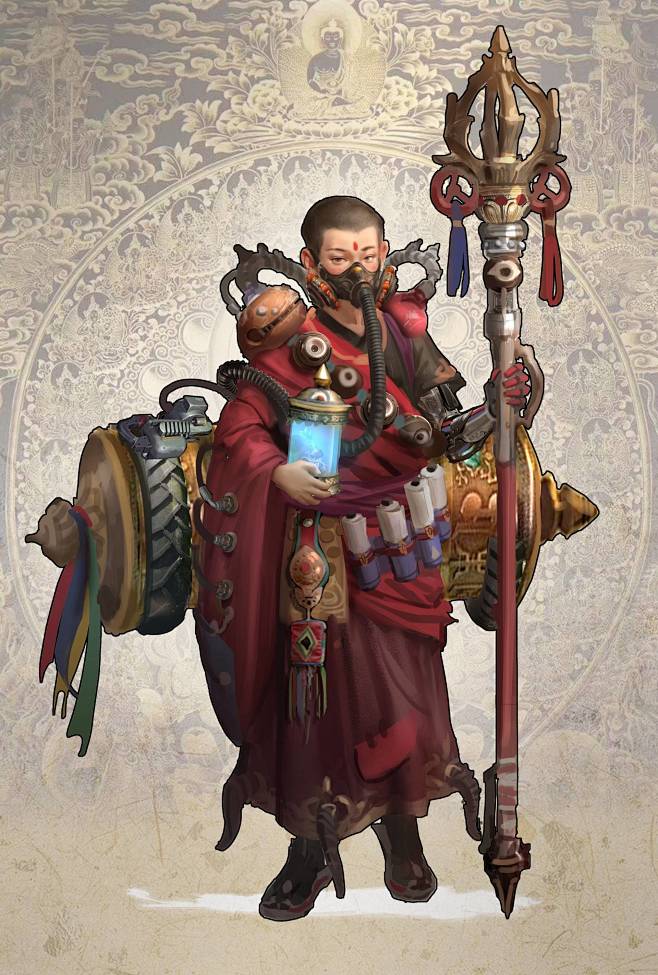 中国风男性角色原画中国风写实角色原画来自cgbook.cn (1690)