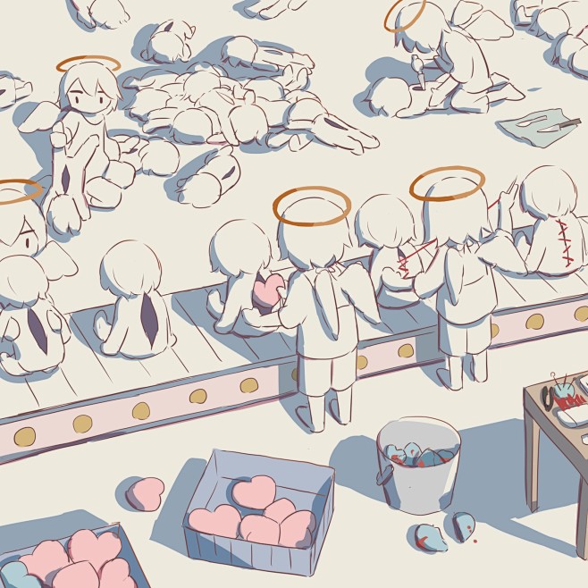 日本插画师 アボガド6（avogado6）