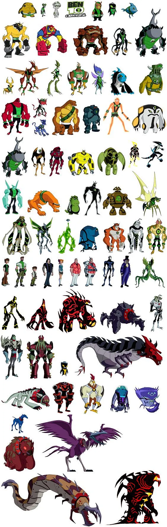 Ben 10 Omniverse Sprites by BrendanBass.deviantart.com on @DeviantArt-花瓣网
