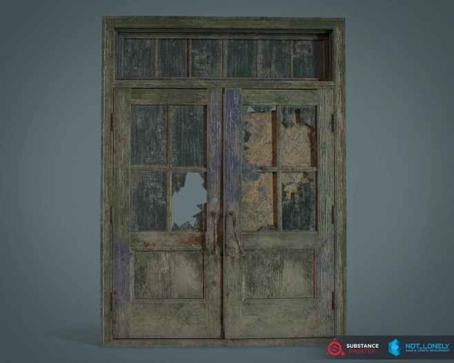 Damaged Door, Vitaly Okulov : An old heavy damaged door for my new ...