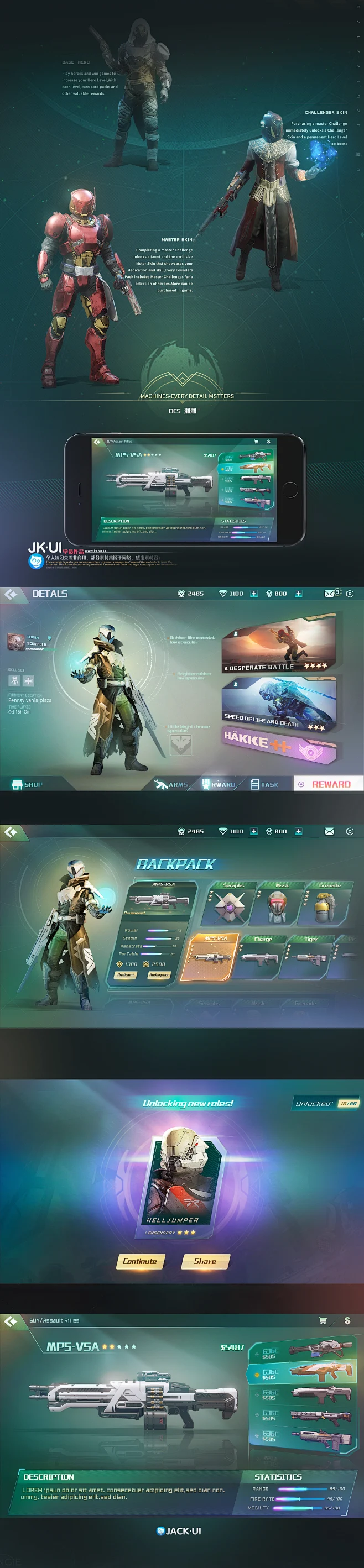 Jack UIUX share-gui art design 创意 交互设计 创新 游戏设计 : 公众号微信 ：jack艺术工作室，老师的微信 ：jas-666，A站 https://www ...