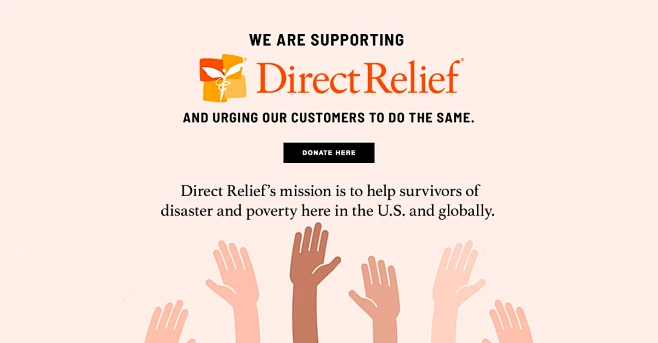 charity donation: direct relief - wga m1-花瓣网