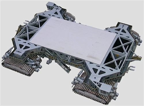 1:144 Space Shuttle Era Crawler Transporter Heavy Paper Model Kit for ...