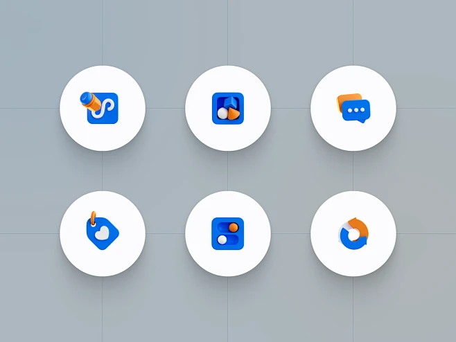 Value prop icons (wip) 3d c4d icon-花瓣网