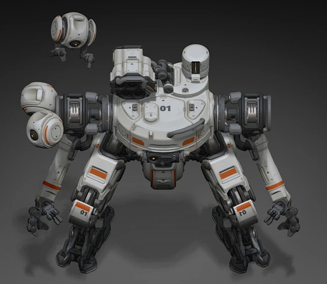 round-boy mecha-花瓣网