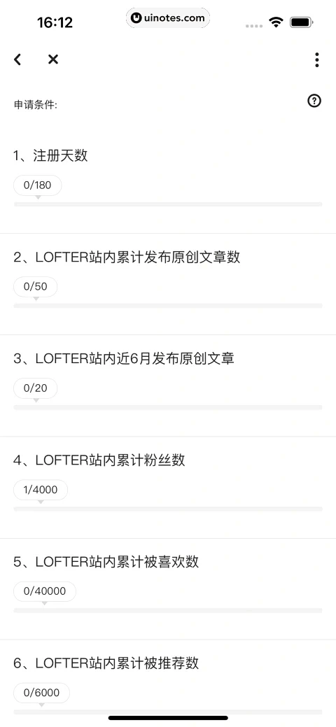 网易LOFTER App 截图 315 - UI Notes