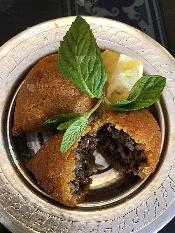 传统食物icli kofte kibbeh