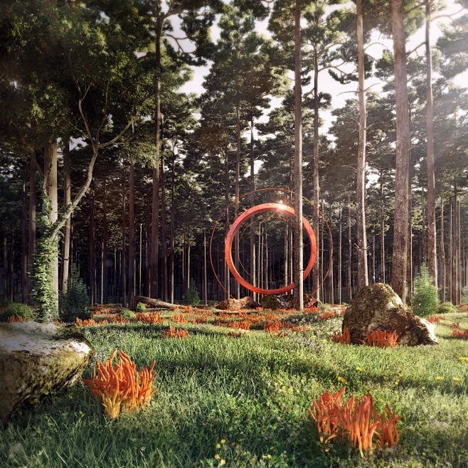 concept art dream environment fantasy Landscape metaphisic surreal ...