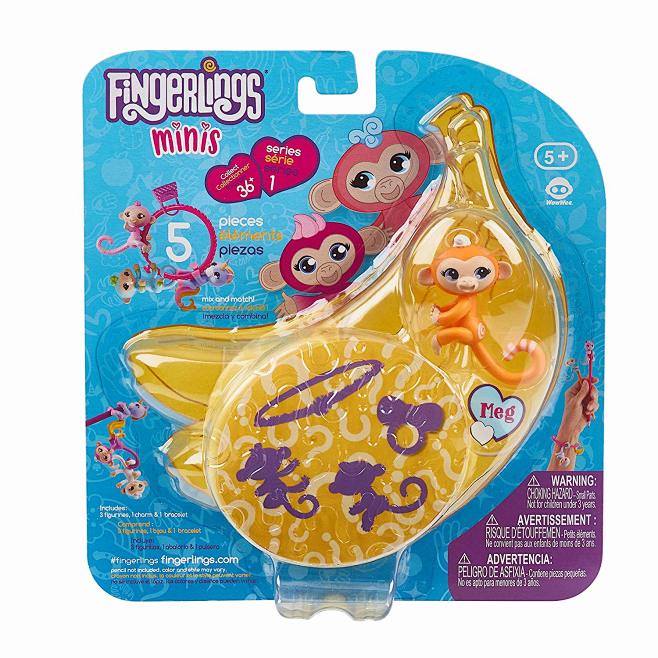 Amazon.com: WowWee Fingerlings Minis-Series 1-5 Piece Banana Blister 3 ...