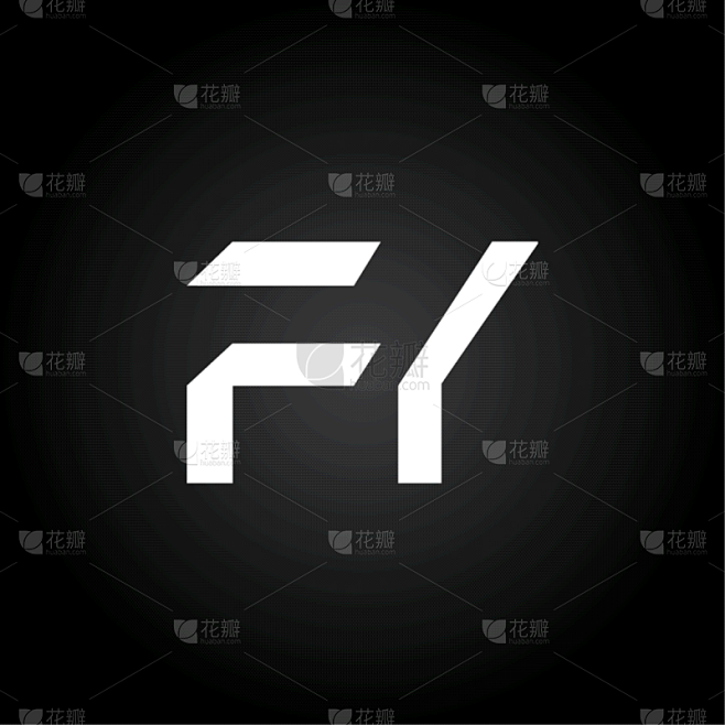 initial letter fy logo design template creative