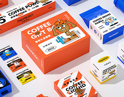 coffee packaging design coffee Brand coffee logo咖啡包装设计