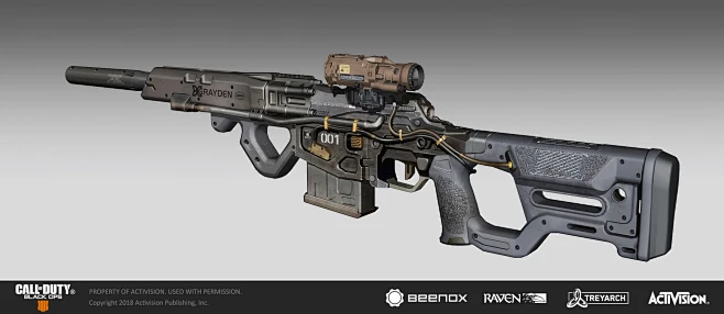 Call of Duty Black Ops 4 Weapon Concept The Tempest-花瓣网