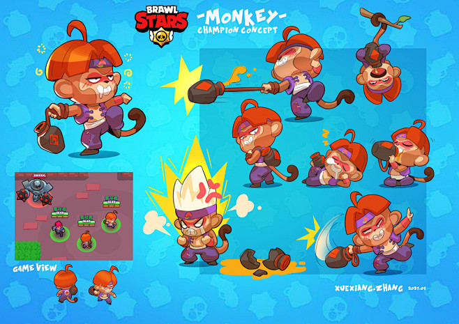 Brawl stars Fan art-new character -kiki-concept