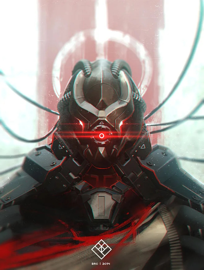 科幻人形装甲原画科幻原画科幻男性装甲原画来自cgbook.cn (2506)-花瓣网