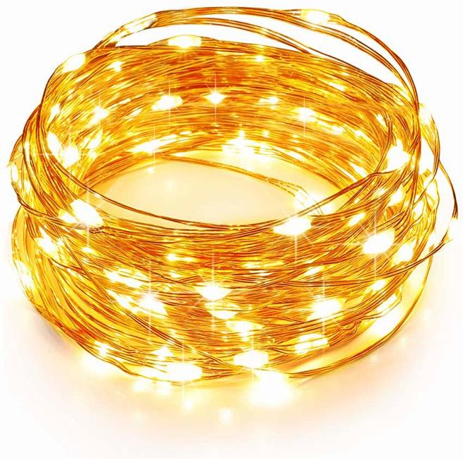 Amazon.com: TaoTronics LED String Lights 33ft with 100 LEDs, Waterproof ...