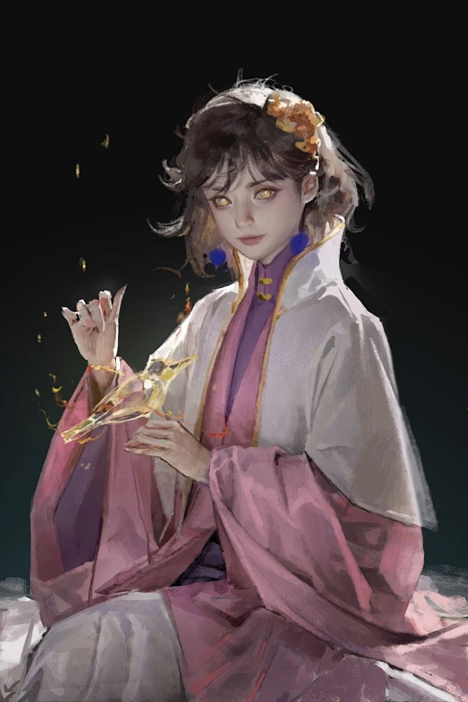 Chinese Fantasy Characters Illustration-花瓣网