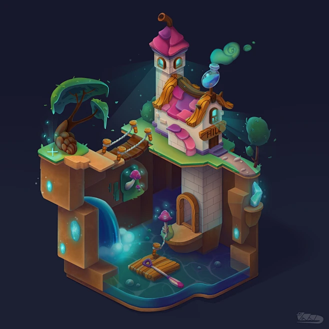 Isometric Environment Design图片_经营类游戏图片素材-花瓣网