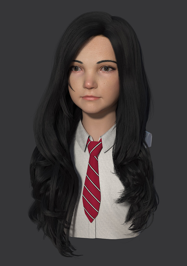 3d model of girl, jing shao : 3d model of girl https://gumroad.com/l/cPMXs