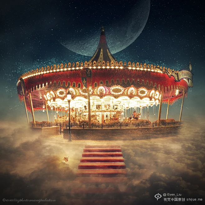 天空遊園 sky carousel-花瓣网
