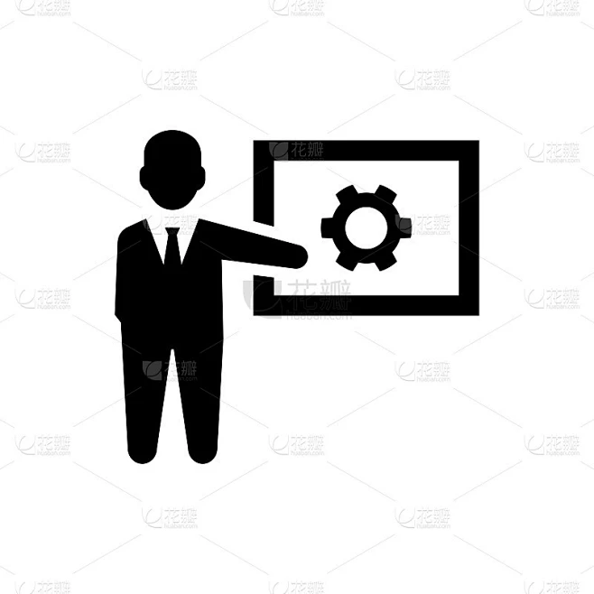Training Lecture Icon. presentation, business, tut素材-花瓣网