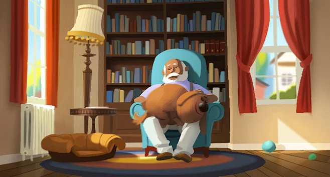 欧美Q版室内场景原画来自cgbook.cn (470)-花瓣网