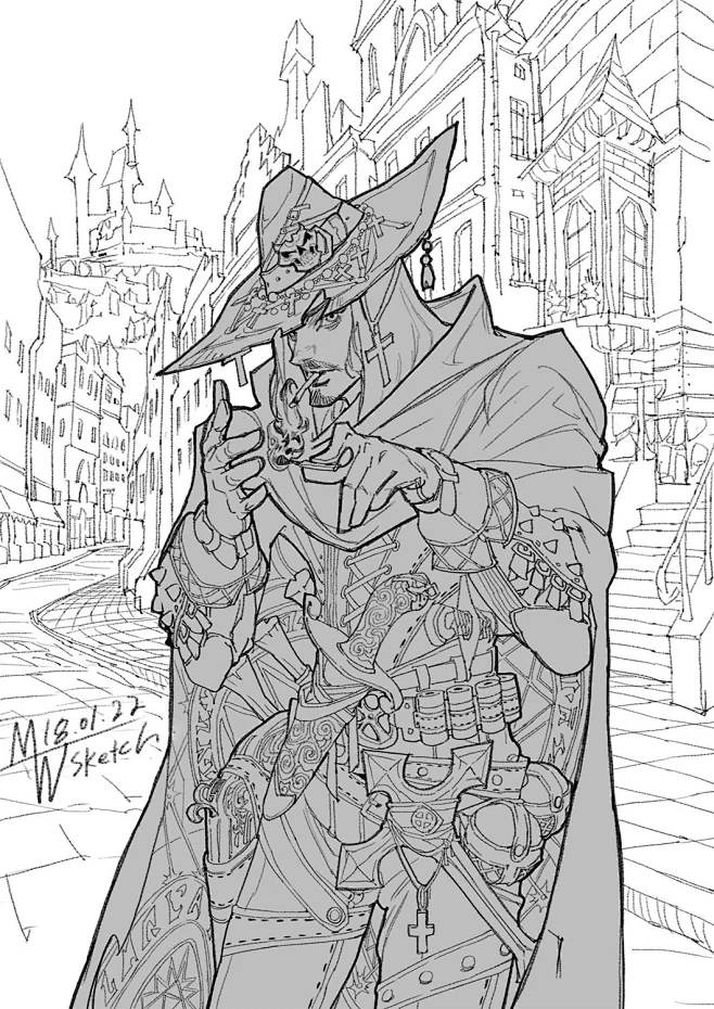 Something is coming., minwoo kim : Something is coming. + Sketch tutorial-花瓣网