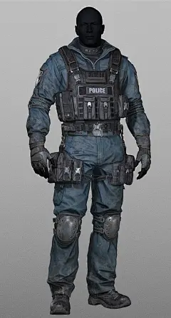 GCPD SWAT officer-花瓣网