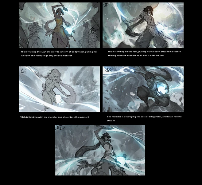 League of Legends Champion Nilah Splash Art-花瓣网