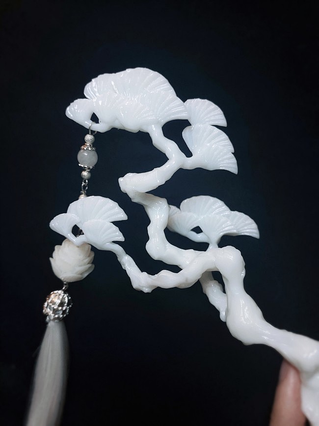 松柏拂尘～树脂仿白玉质地～芝兰玉树，白雪凝… - 半次元 - ACG爱好者社区