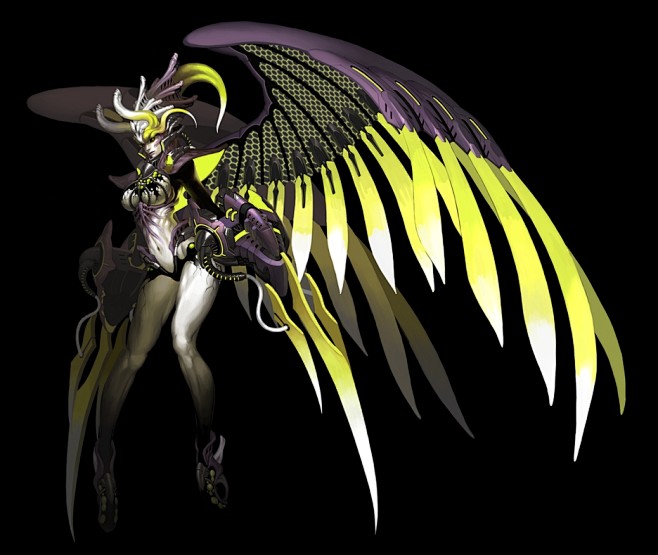 鸟人原画带翅膀的人天使原画来自cgbook.cn (68)