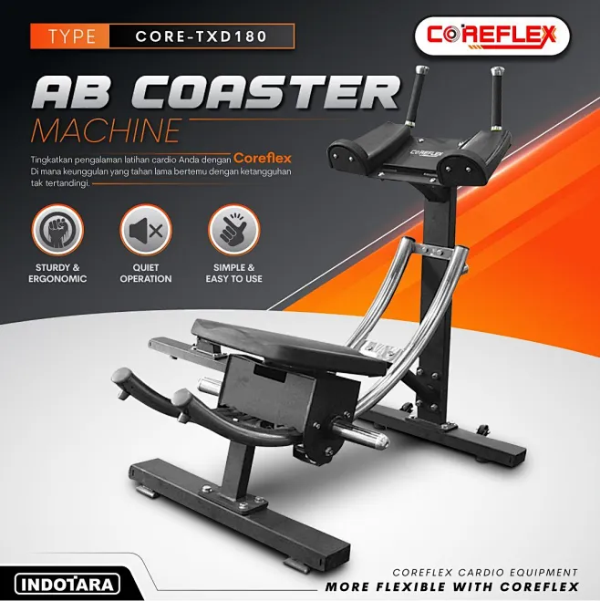 Coreflex AB Coaster CORE-TXD180. Tingkatkan pengalaman Latihan cardio anda dengan Coreflex ...
