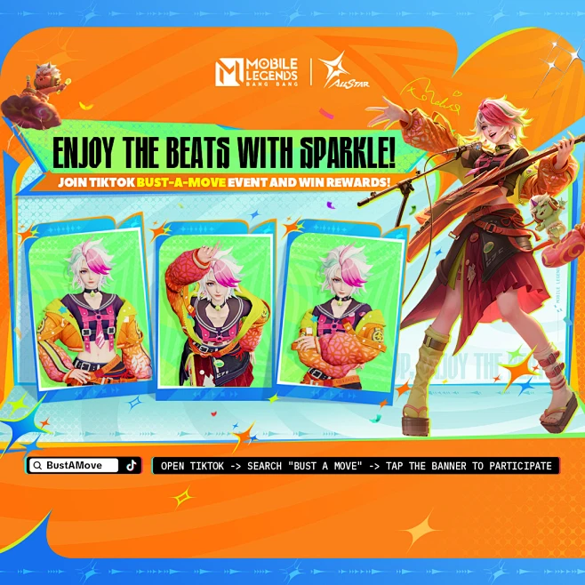 Photo by Mobile Legends: Bang Bang on March 17, 2024. May be pop art of ...