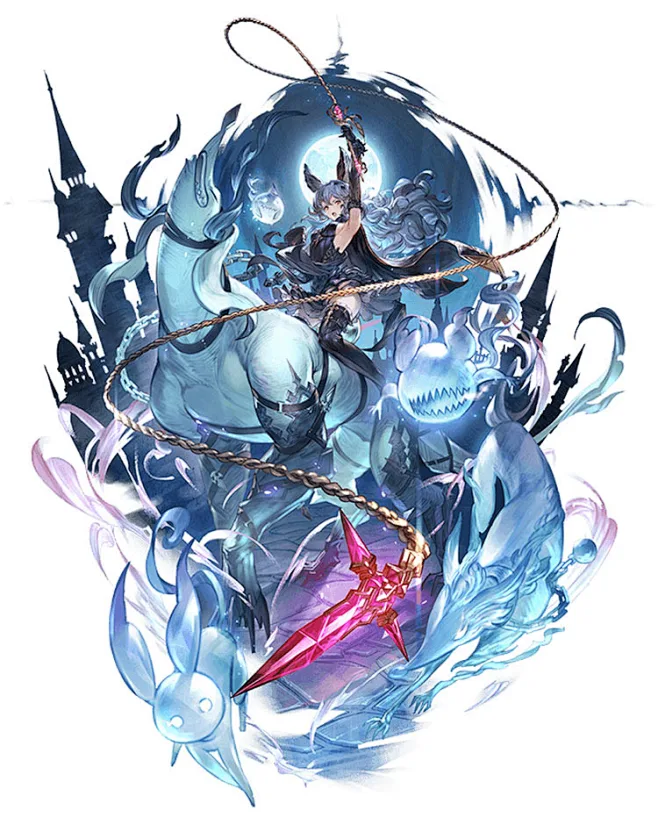 Grand Ferry, Battle Art from Granblue Fantasy-花瓣网