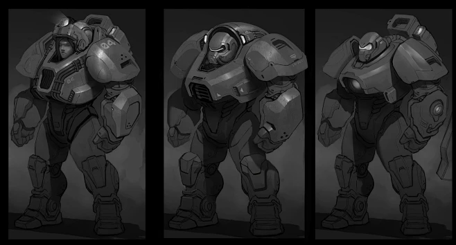 Armor Suit Variations-花瓣网
