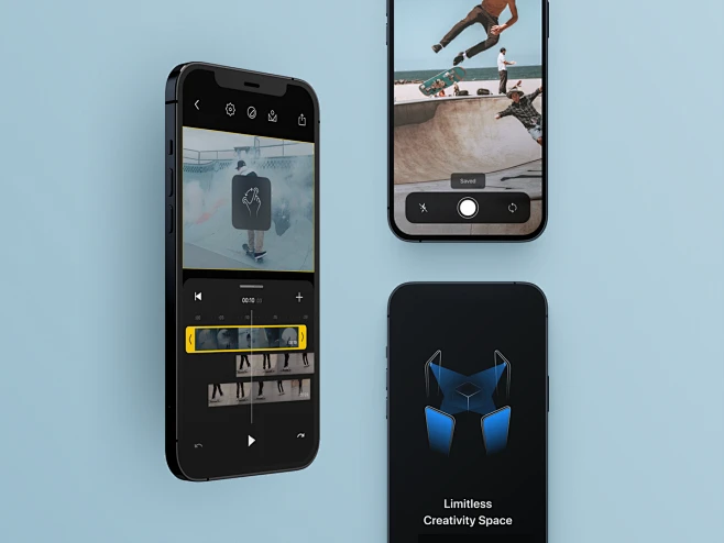 SYYNCC | Multicamera video editor application ui camera app color ...