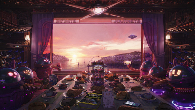 Top 100 3D Renders from the Internet's Biggest CG世界渲染大赛前100名作品无尽旅程