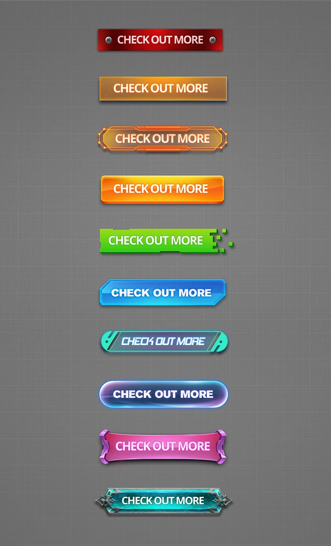CTA button collection :: Behance-花瓣网
