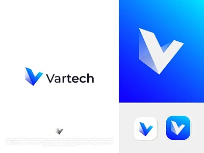 Vartech Logo Design business logo app logo logo branding symbol idenity ...