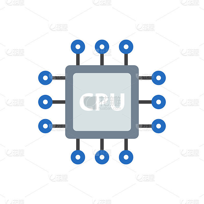 CPU矢量图标