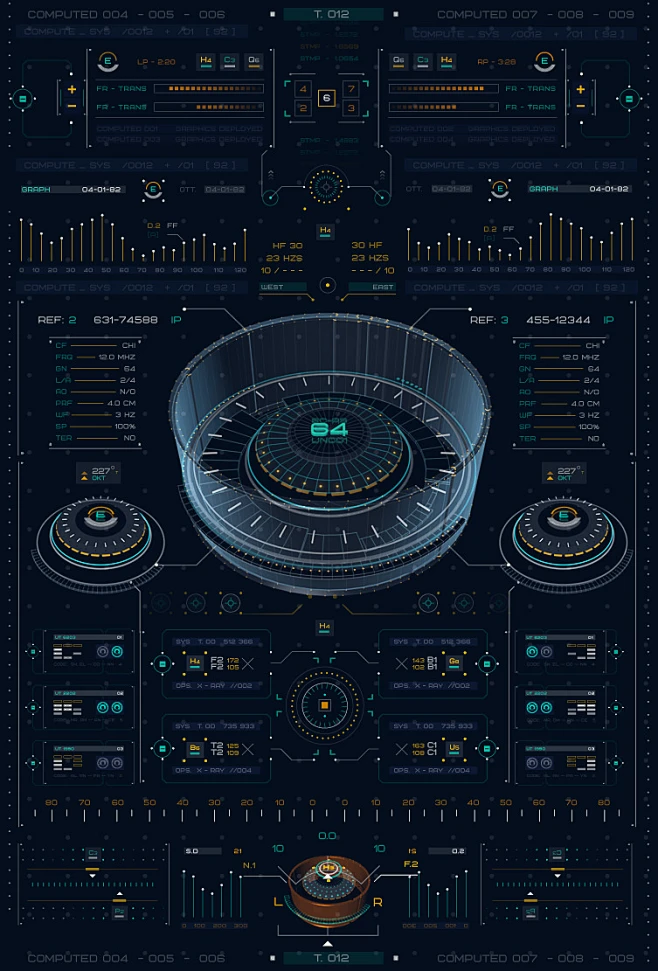 未来科技科学科幻光线暗色复仇者联盟漫威UI FUI HUD 后台大数据展-花瓣网