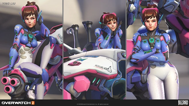 Overwatch 2 - D.VA-花瓣网