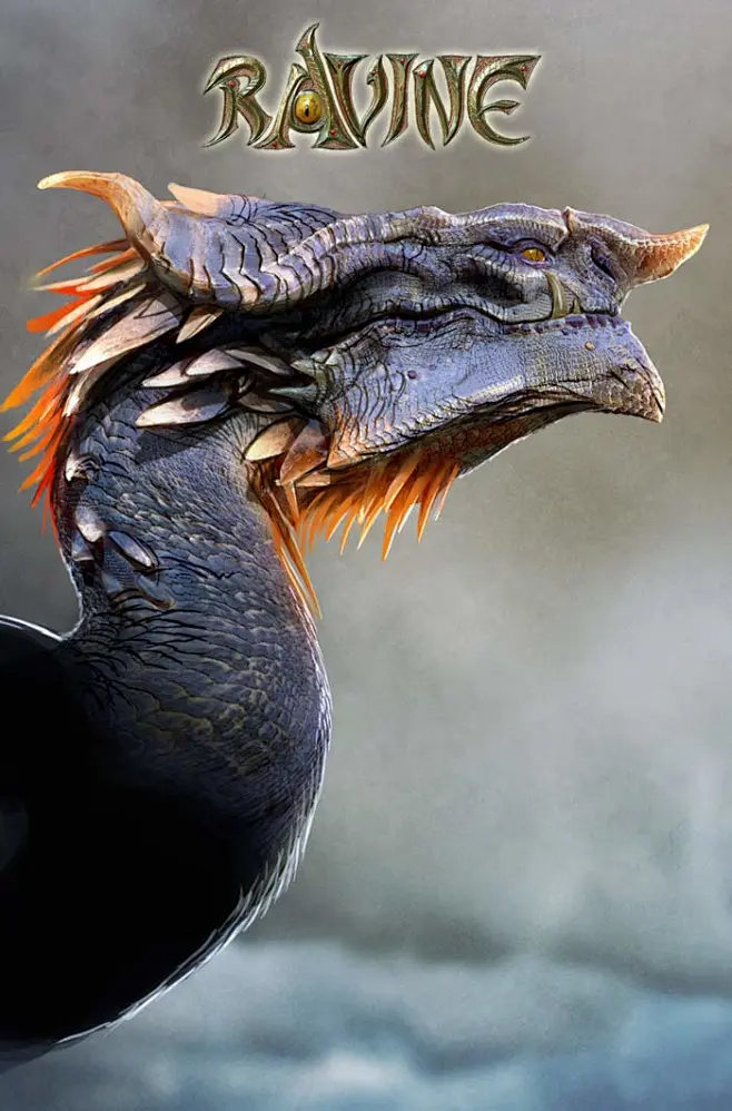 dragon wip : another in the line of many ravine dragons.. poundingout the comic massively and ...