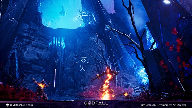 Godfall Fire Realm, Tim Simpson : Godfall - Fire Realm, Fire & Darkness ...