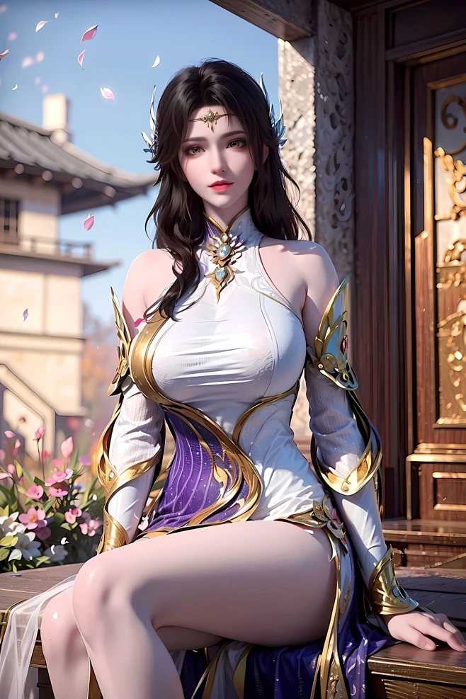 [AI Generated] 斗破苍穹 玄衣-AI生成角色-3D原创作品,微元素 - 电子,竞技,比赛 - Element3ds.com!-花瓣网