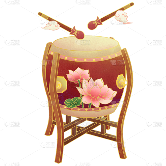 中国风主题-古风乐器素材-花瓣网