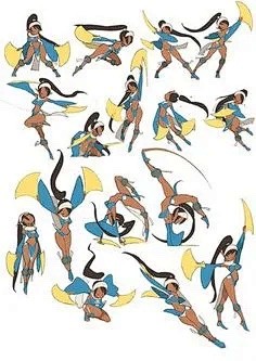 POSE参考临摹合集 - 动画技术交流 - CGJOY