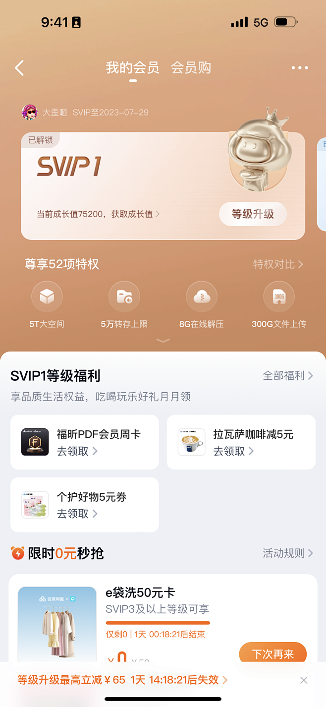 百度网盘-SVIP1 超级会员 会员等级 会员中心大众会员 白银会员 黄金会员 铂金会员 钻石会员 会员中心 会员页 超级会员 会员等级 VIP会员 VIP等级 会员权益 钻石会员 黄金会员 ...