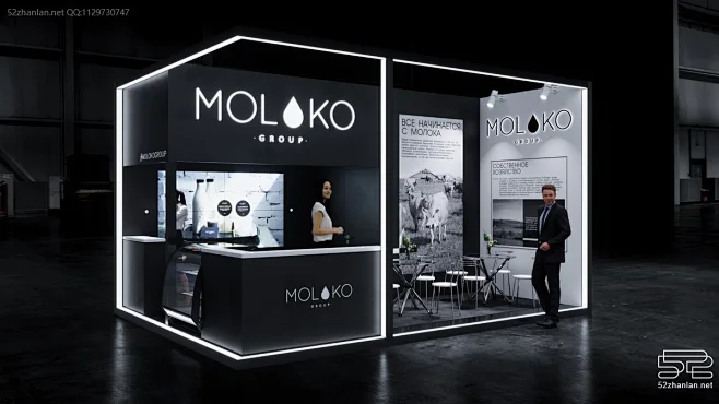 【MOLOKO】展台设计分享 – 52展览设计-花瓣网