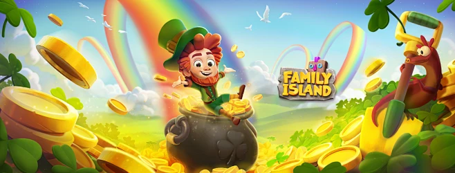 可能是包含下列内容的卡通画：上面的文字是“FAMILY ISLAND”-花瓣网