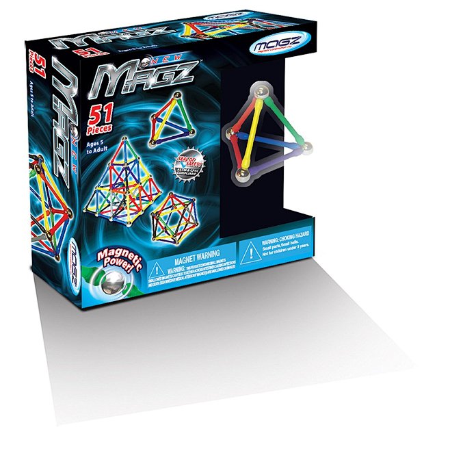 Amazon.com: Magz 51 New Interlocking Toy Building Set: Toys & Games